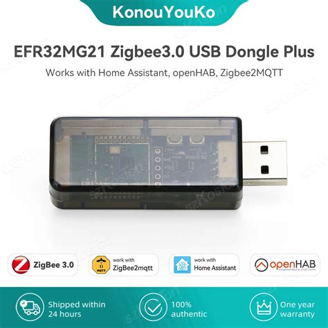 Efr32mg21 Zigbee 3 0 Usb Dongle Plus Universal Open Source Zigbee Gateway Works With Home
