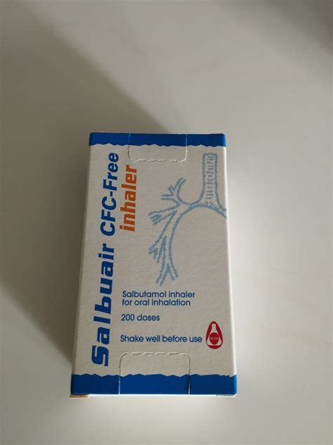 Inhaler Salbutamol Cfc Free Health And Nutrition Medical Supplies And Tools On Carousell