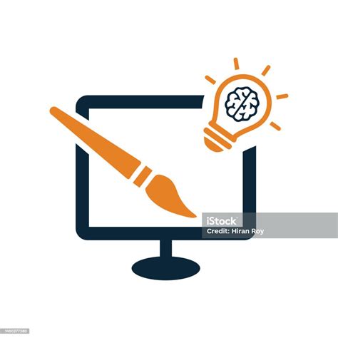 크리에이티브 디자인 아이콘입니다 간단한 편집 가능한 벡터 그래픽 개발에 대한 스톡 벡터 아트 및 기타 이미지 개발 고급