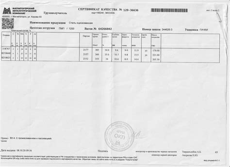 Лист сертификат листы стальные сертификаты качества