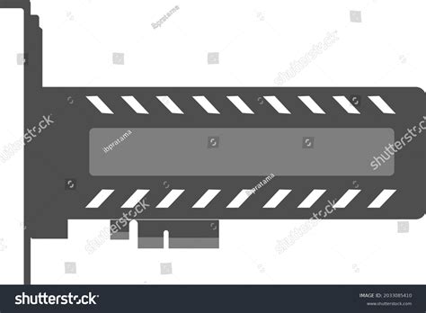 Intel Optane Pci Illustrator Ai Format Stock Vector Royalty Free
