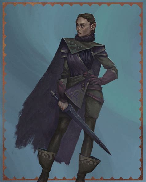 Delia Half Elf Rogue By Nikitakapitunov On Deviantart