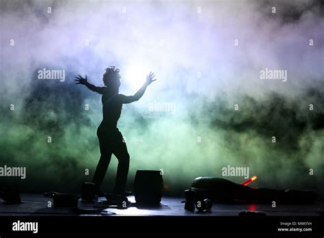15 March 2018 Germany Hamburg Actor Pascal Houdus On Stage During A Photo Rehearsal For