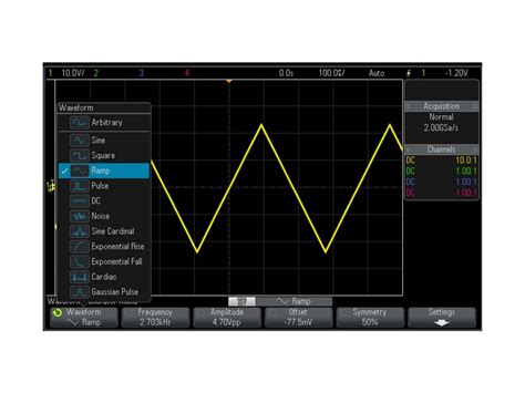 Keysight DSOX WAVEGEN Function Arbitrary Waveform Generator Option For X Oscilloscopes