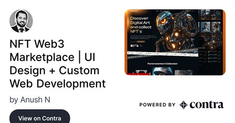 nft web3 marketplace ui design custom web development by anush ex freshworks
