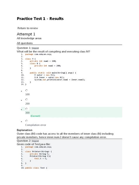Java8 Professional Udamy Practice Test 1 Pdf Parameter Computer