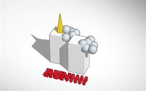 3d Design Twin Towers Tinkercad