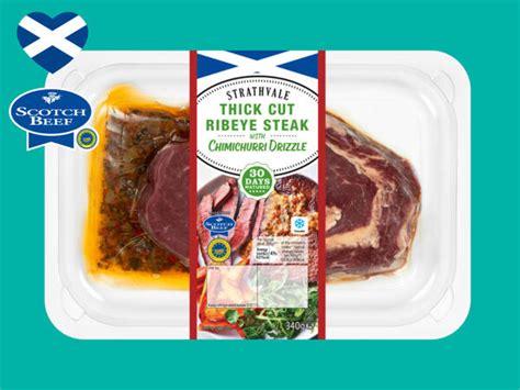 Thick Cut Beef Ribeye Steak With Chimichurri Drizzle Lidl Great Britain Specials Archive