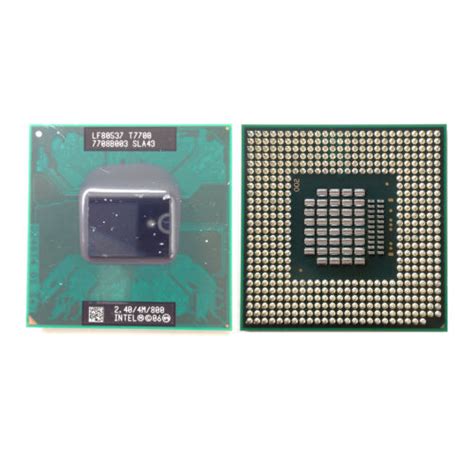 Intel Core 2 Duo T7700 2 40ghz 4mb 800mhz Sla43 Dual Core Laptop Cpu Processor 735858199353 Ebay