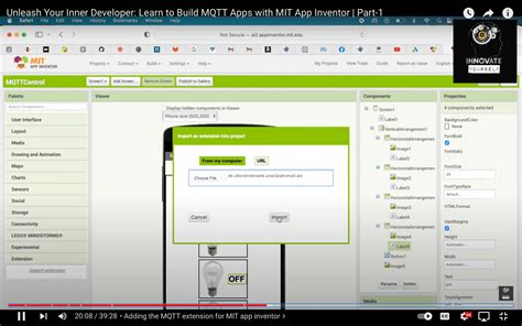 Unleash Your Inner Developer Easy Steps To Learn To Build Mqtt Apps With Mit App Inventor 2