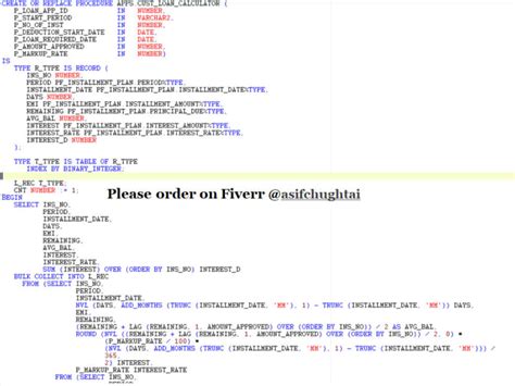 Develop Sql Plsql Procedures Functions Views Triggers Databases Services