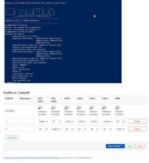 Ethtool Shows Gigabit Still Getting Fast Ethernet Mbit S