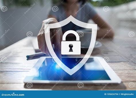 Cyber Security Data Protection Information Safety And Encryption Internet Technology And