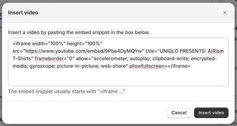 how to add videos to shopify product pages 4 methods