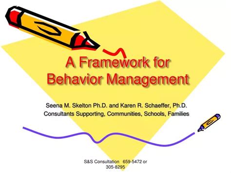 Ppt A Framework For Behavior Management Powerpoint Presentation Free