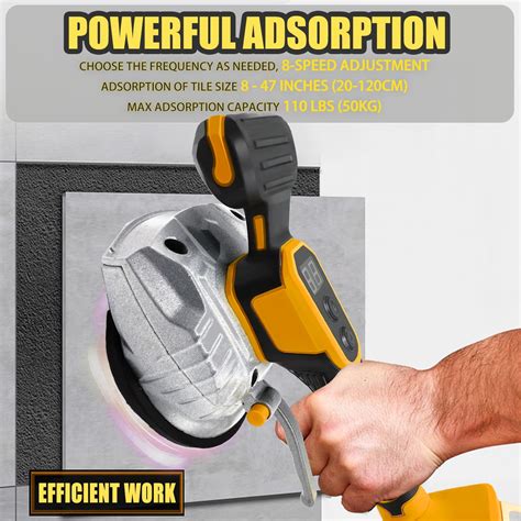 Tile Vibration Leveling Machine For Dewalt 20v Max Battery Pedony Tile Spacers