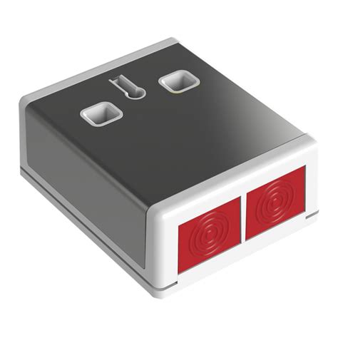 Panic Button Double Push Grade Stainless Steel White Key Resettable CQR Security