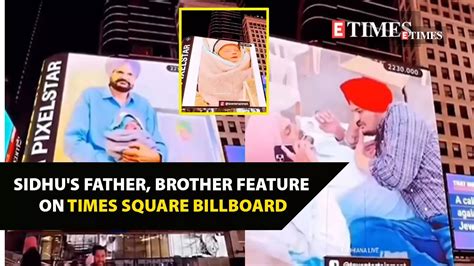 Late Sidhu Moosewalas Father Newborn Brother Gets Featured At Iconic