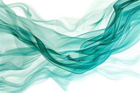 Elegant Green Abstract Art With Fluid Design And Flowing Patterns For Modern Decor Premium Ai