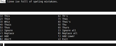 How To Use Aspell To Spell Check Your Text Files At The Linux Command Line