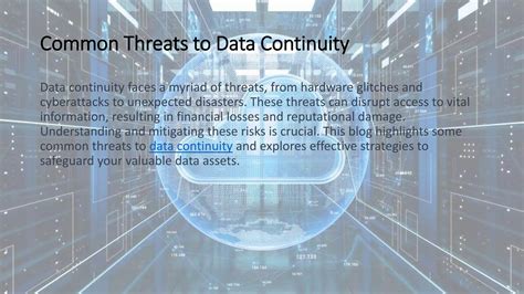 Secure Data Storage Strategies Ensuring Data Continuity Ppt
