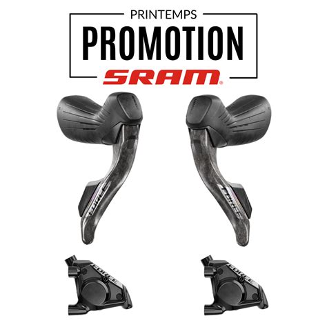 Paire De Leviers Sram Force E1 Etap Axs Avec étriers Et Durites