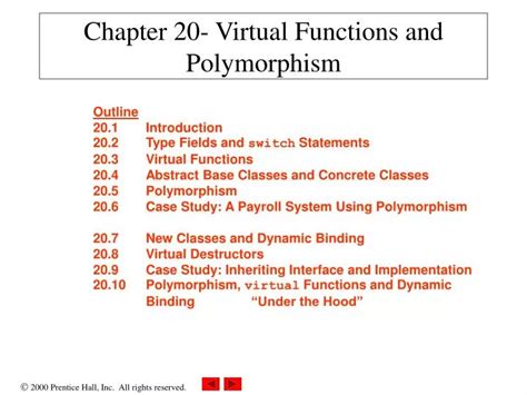 PPT Chapter Virtual Functions And Polymorphism PowerPoint Presentation ID