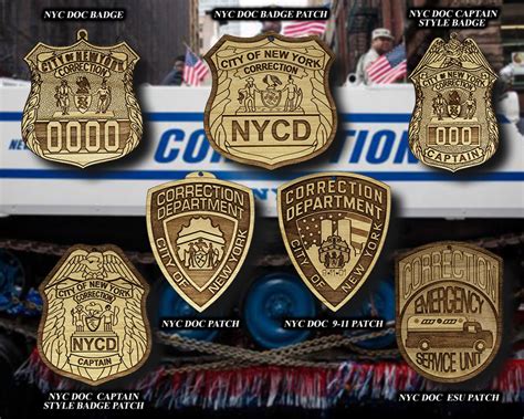 Ny City Doc Badge Or Patch Ornament Etsy