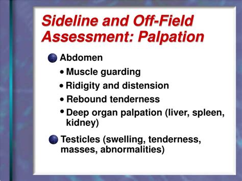 Ppt On Field Assessment For Thorax And Abdomen Injuries In Athletes