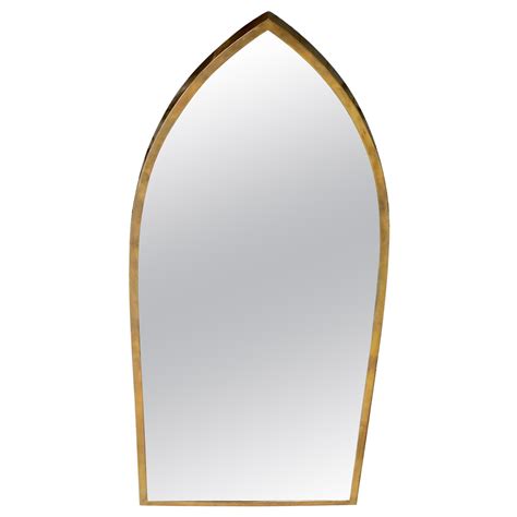 Solid Brass Ribbon Swag Wall Mirror At 1stdibs