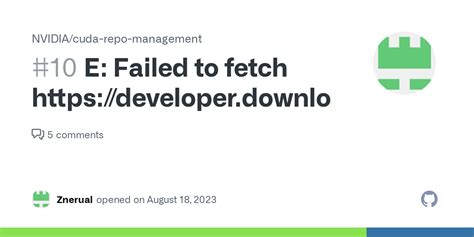 E Failed To Fetch Computecuda