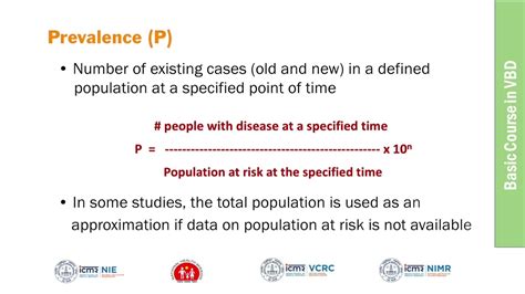 Prevalence Formula Biostatistics 5 5 Measures Of Frequency