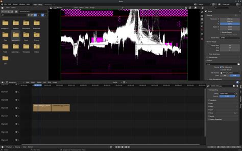 3d View Artifacts On Viewport Waveformvectorscope Blender Stack