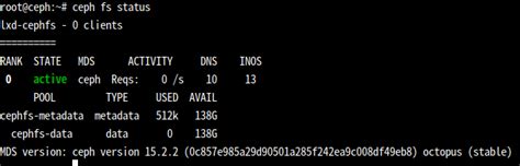 how to configure cephfs storage pool lxd linux containers forum