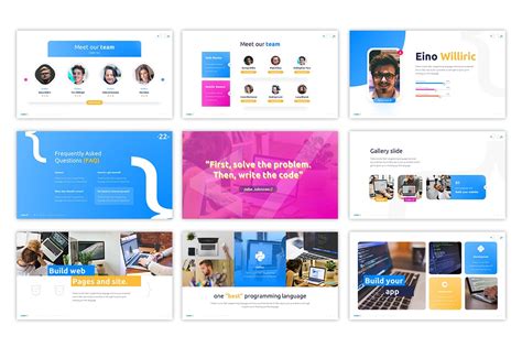 Coder Programmer PowerPoint Template Rrpicks
