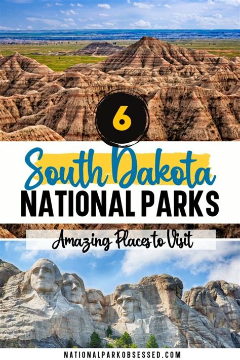 South Dakota National Parks Map