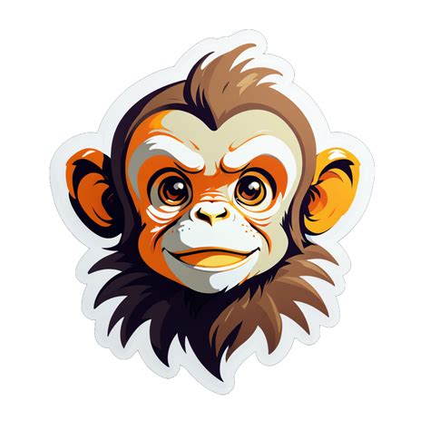 I Made An Ai Sticker Of Monkey I Made An Ai Sticker Of Monkey