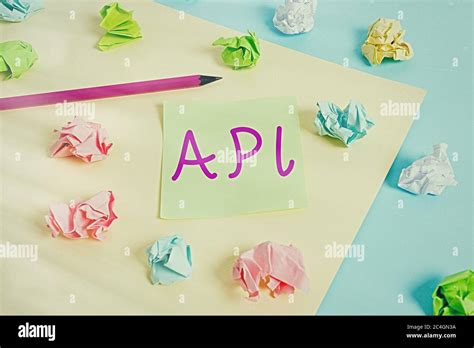 Word Writing Text Api Business Photo Showcasing Set Of Routines Protocols And Tools For