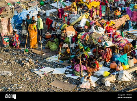 People Are Living Under Extrem Conditions In Huts Made From Iron Sheets