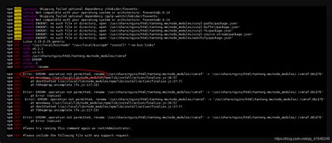 Npm Install 报警告npm Warn Csdn博客
