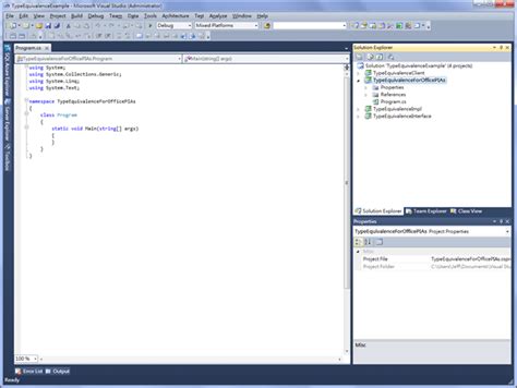 Vs2010 型別等價實例：在免部署 Office Pias Primary Interop Assemblies 的情況下存取 Office 物件模型 小朱® 的技術隨手寫 點部落