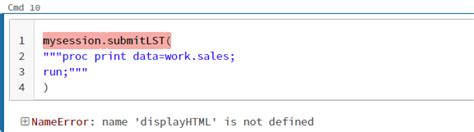 Databricks Display Setting Leads To Nameerror Name Displayhtml Is