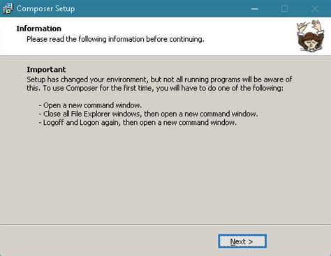The Composer Installer Script Was Not Successful Exit Code Issue Composer Windows