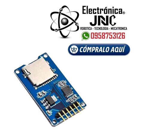 MODULO LECTOR MICRO SD ARDUINO Electronica JNC