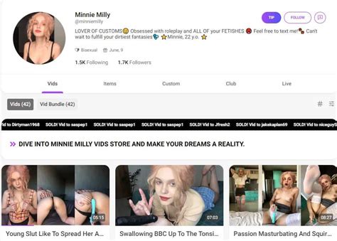 Minnie Milly Leaked Manyvids Siterip Ubiq 57 Video