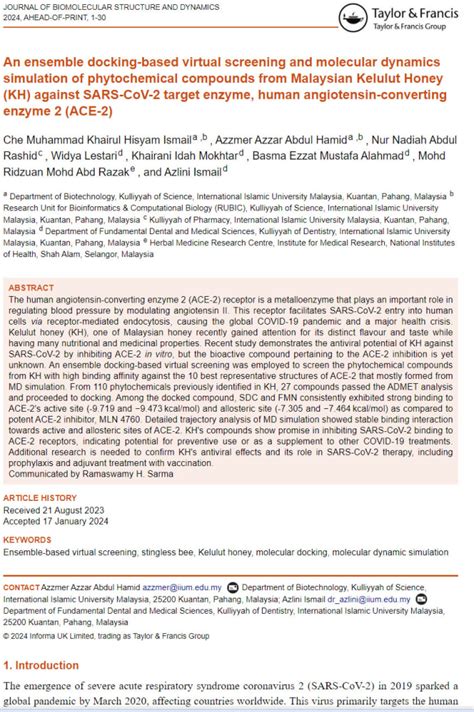 Perform Md Simulation For Your Protein System By Cmkhisyam Fiverr