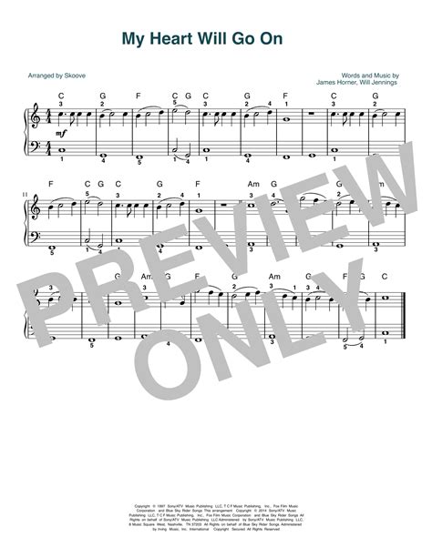 Download My Heart Will Go On Celine Dion Beginner Piano Abrid