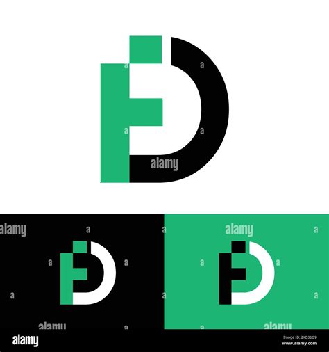 Fd Logo Design Letter Fd Mark Fd Logo Stock Vector Image And Art Alamy