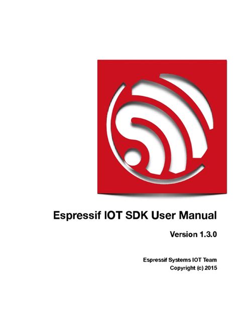 2a Esp8266 Iot Sdk User Manual En V13 Pdf Adobe Flash Directory