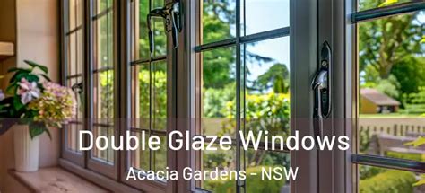 Double Glaze Windows In Acacia Gardens Glaze Window Frame
